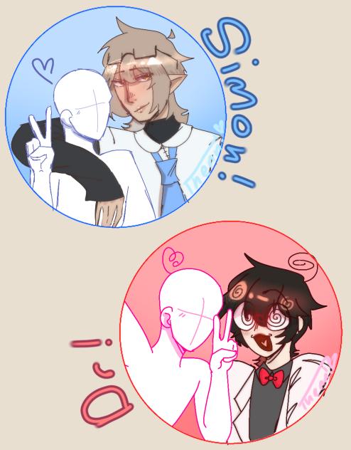 Dr and Simon pfp collab! - ibisPaint
