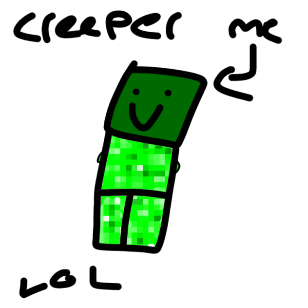 Shadow being creeper in roblox - ibisPaint