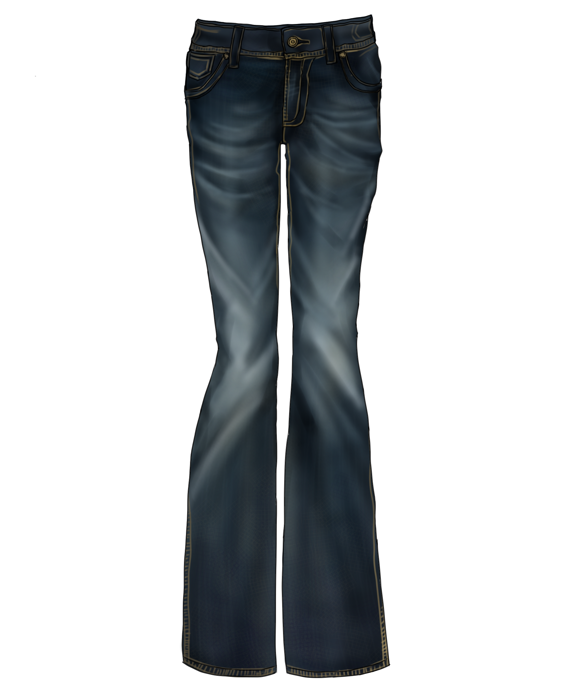 women's jeans - ibisPaint
