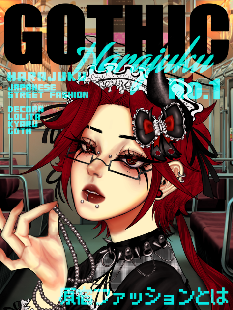 Decora + goth - ibisPaint