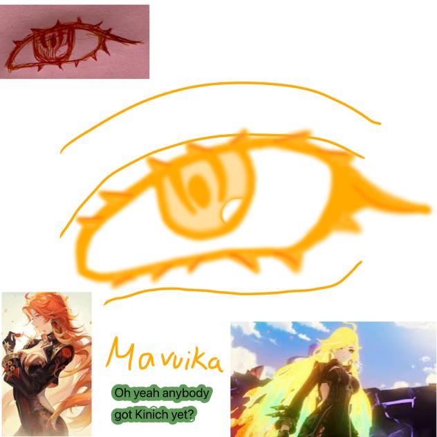 Looks like Mavuika’s eyes - ibisPaint