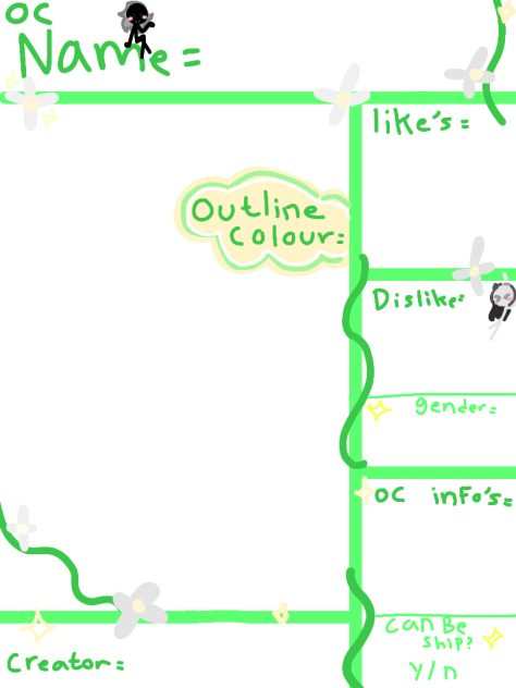 character or oc sheet - ibisPaint