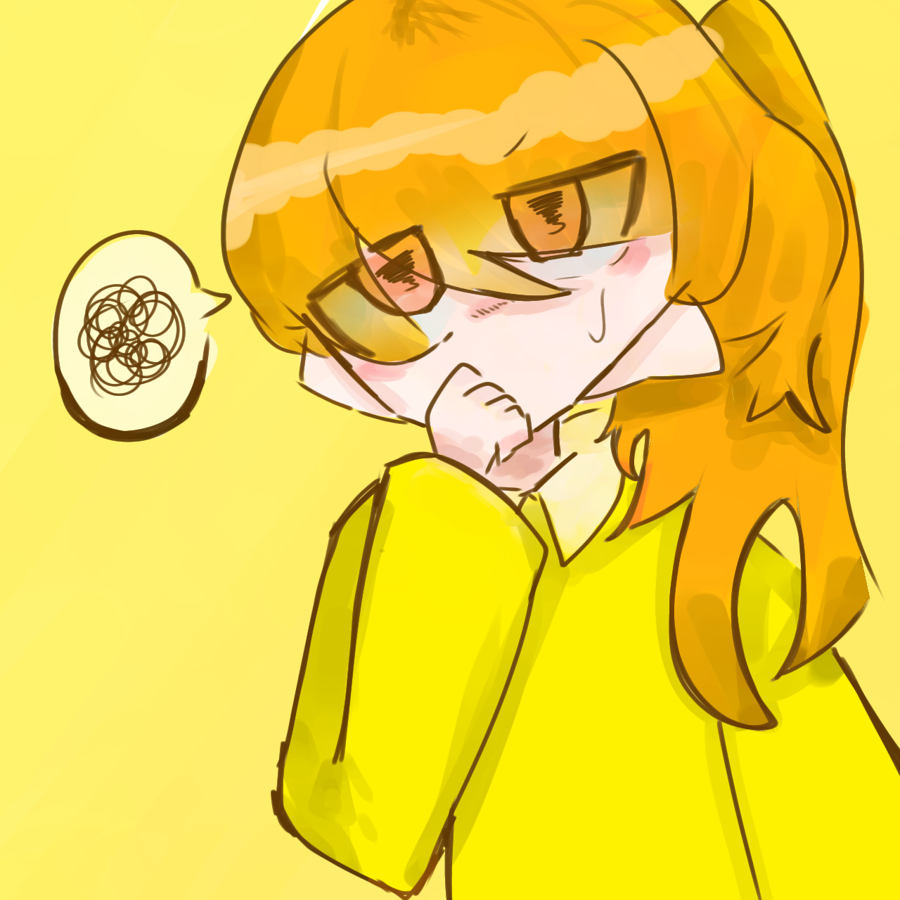 thinking - ibisPaint