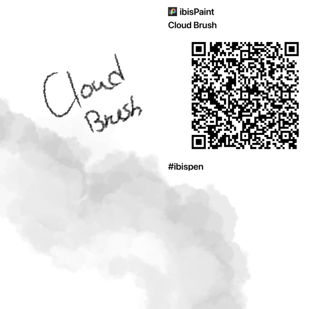 Cloud brush - ibisPaint