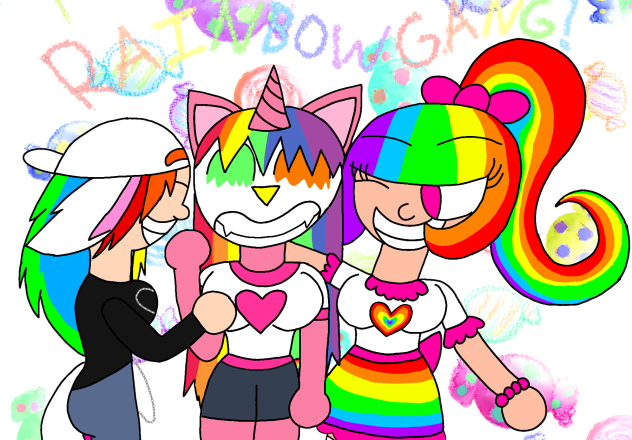 The Rainbow Gang! - ibisPaint