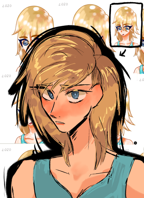 Redraw of first drawing - ibisPaint