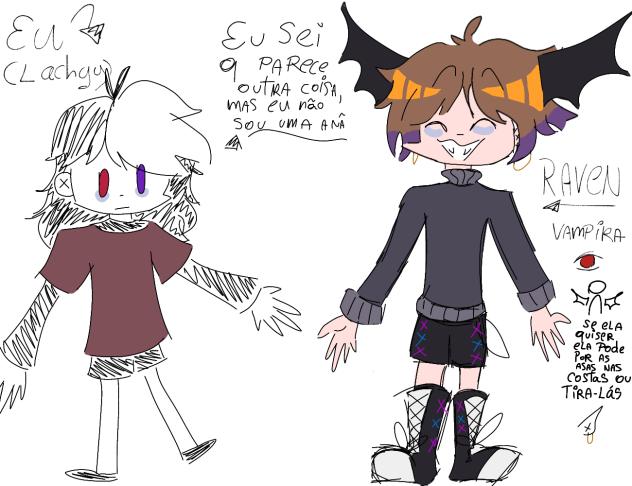 Eu e a Raven - ibisPaint