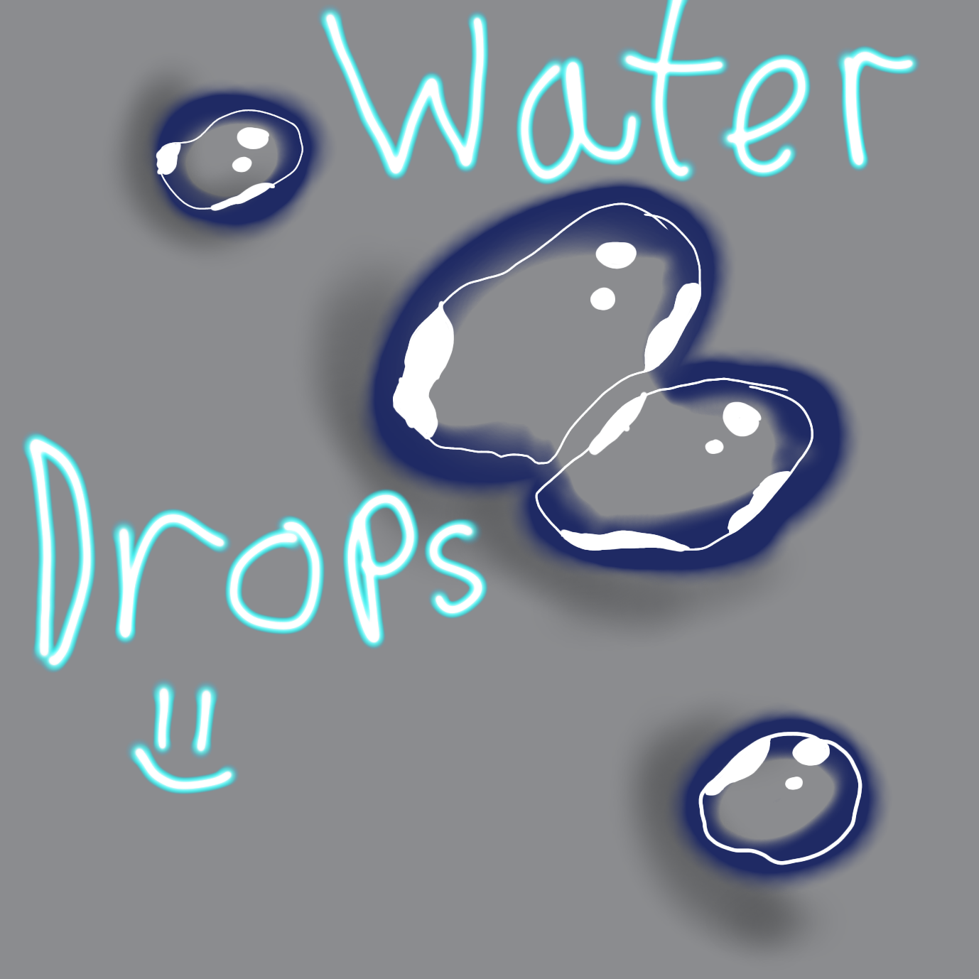 More water drops - ibisPaint