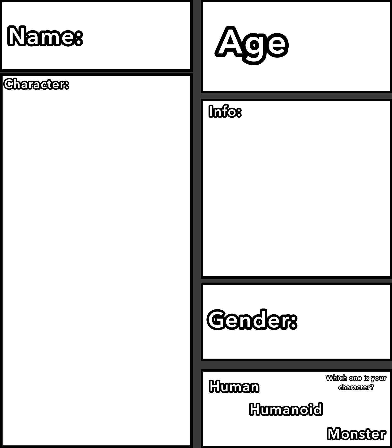 Character sheets! - ibisPaint