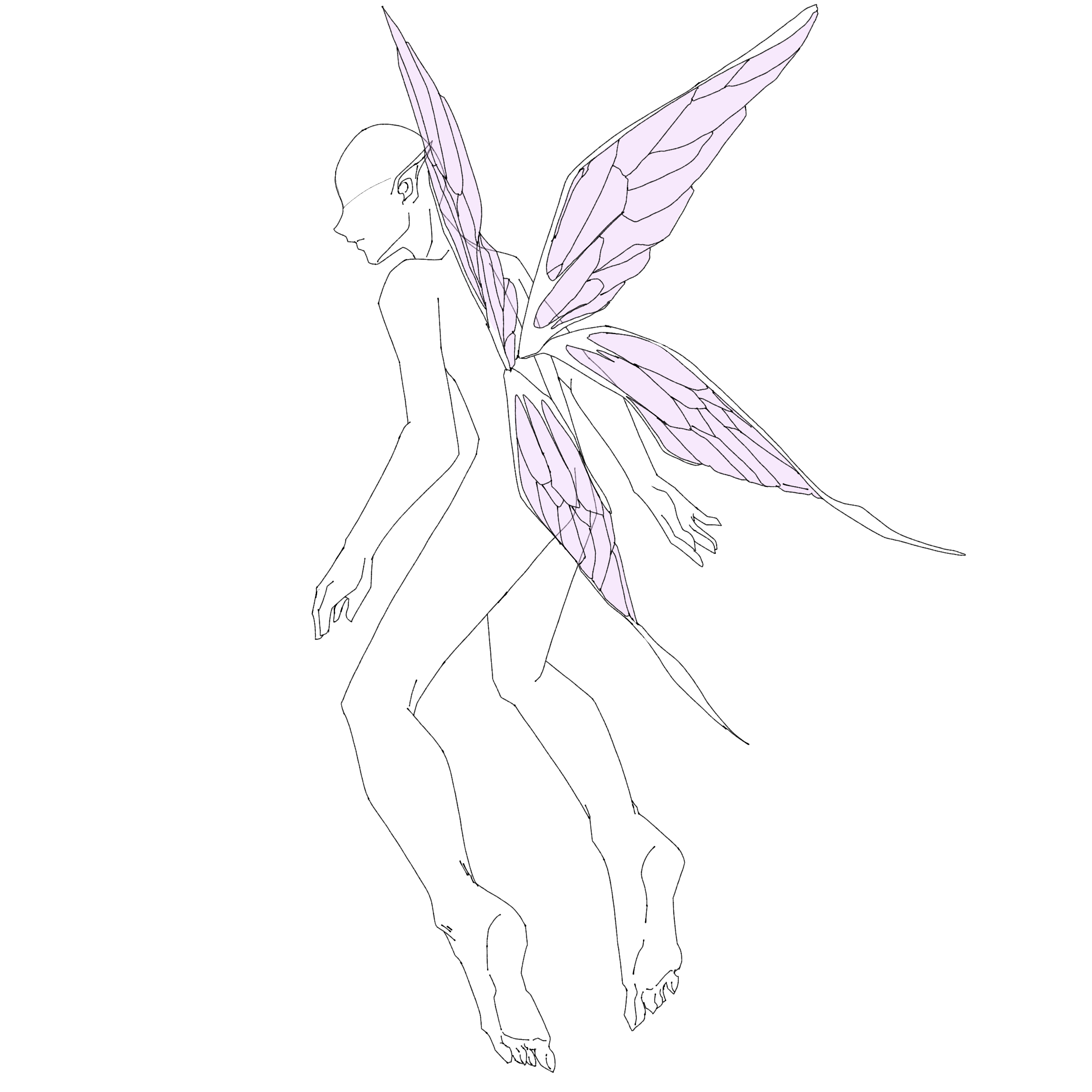 fairy pose 3 - ibisPaint