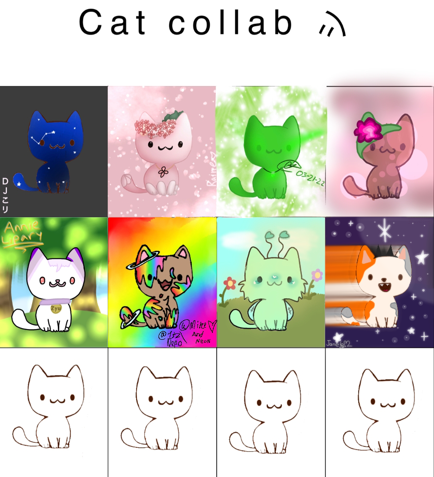 Cats collab - ibisPaint