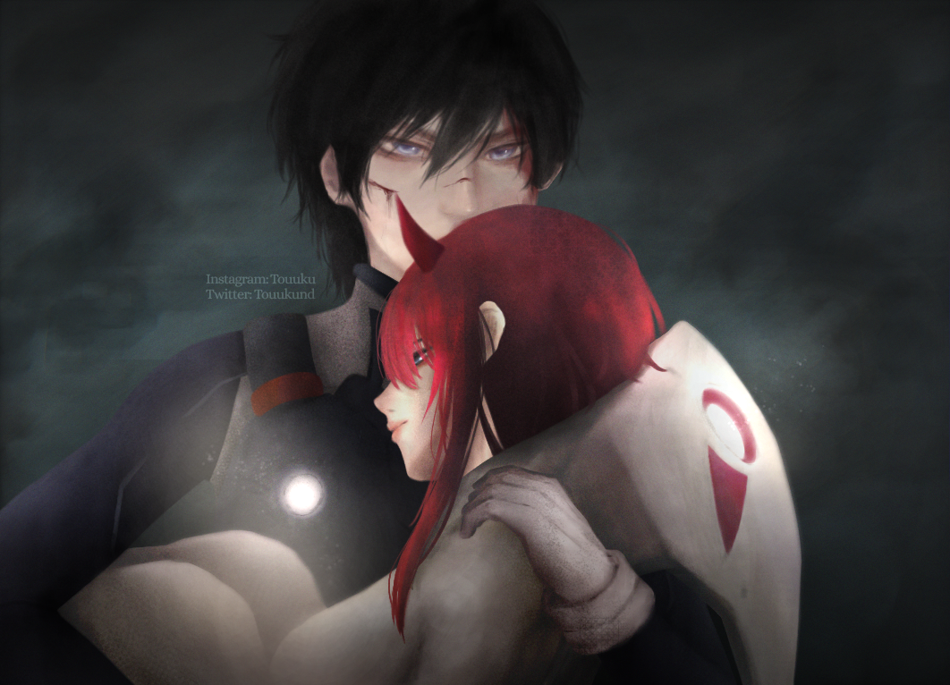 Zero Two & Hiro - ibisPaint