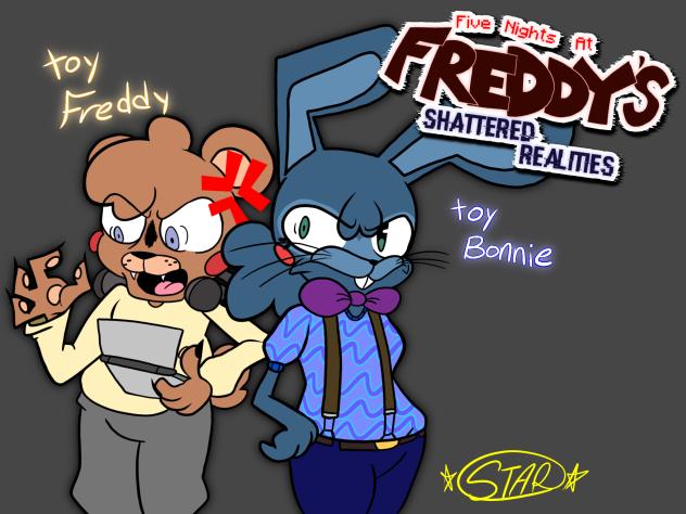 FNAF Shattered realities Toy Fred+Bon - ibisPaint