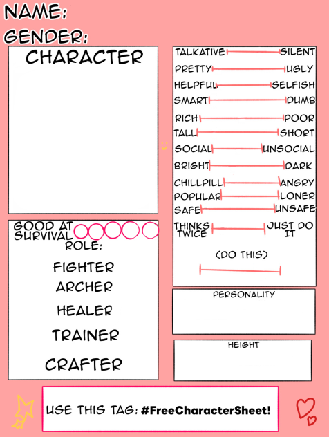 Free character sheet! - ibisPaint