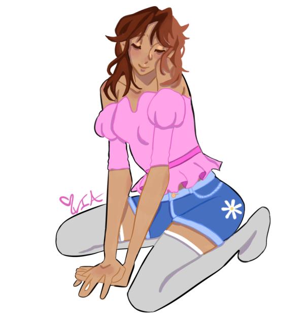 Cutesy bbg pose - ibisPaint