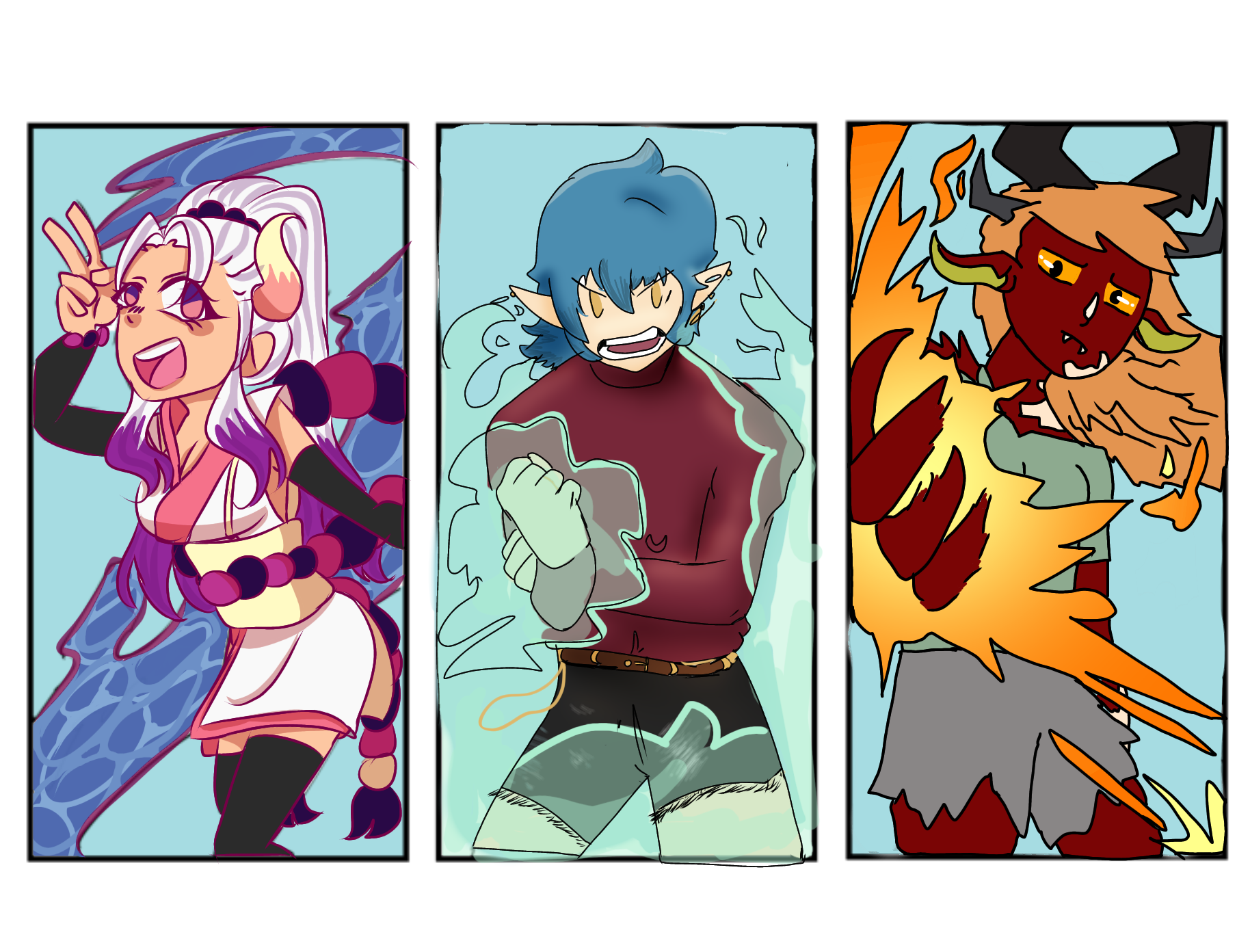 Colab trio - ibisPaint