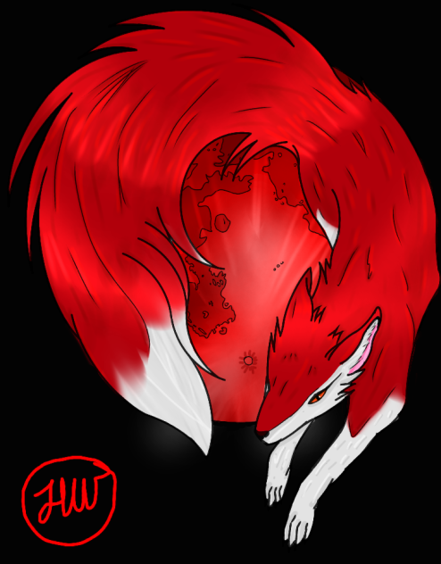 Blood Moon Fox - ibisPaint