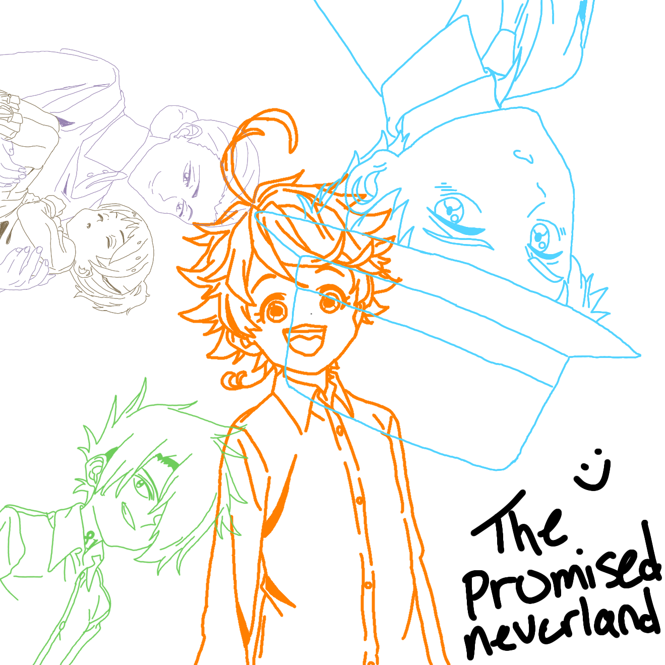 The promised neverland - ibisPaint