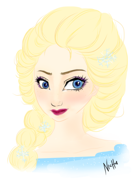 miNipandaz ELSA The Snow Queen Frozen - ibisPaint