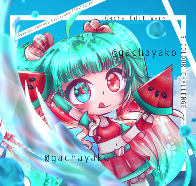 Watermelon Chan - ibisPaint