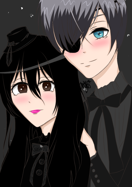 Ciel Phantomhive x Aurora - ibisPaint