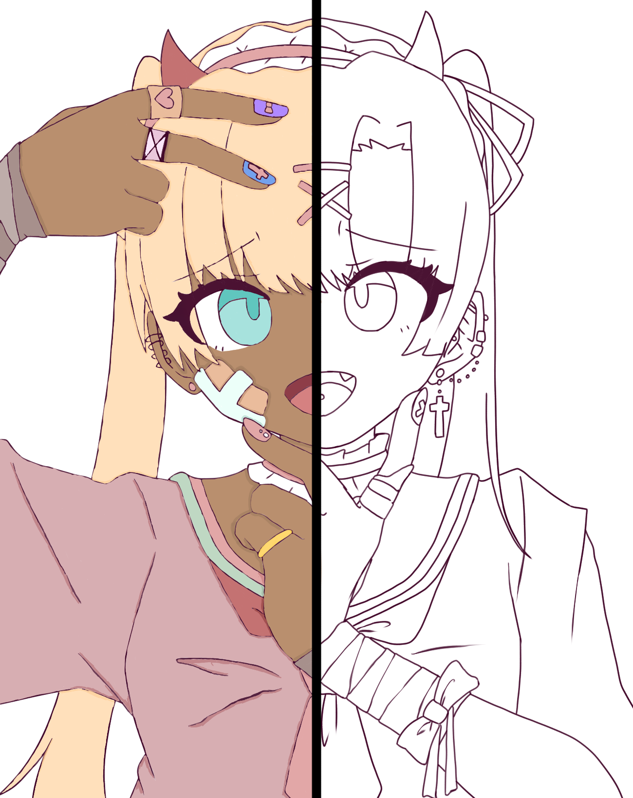 girl colab - ibisPaint