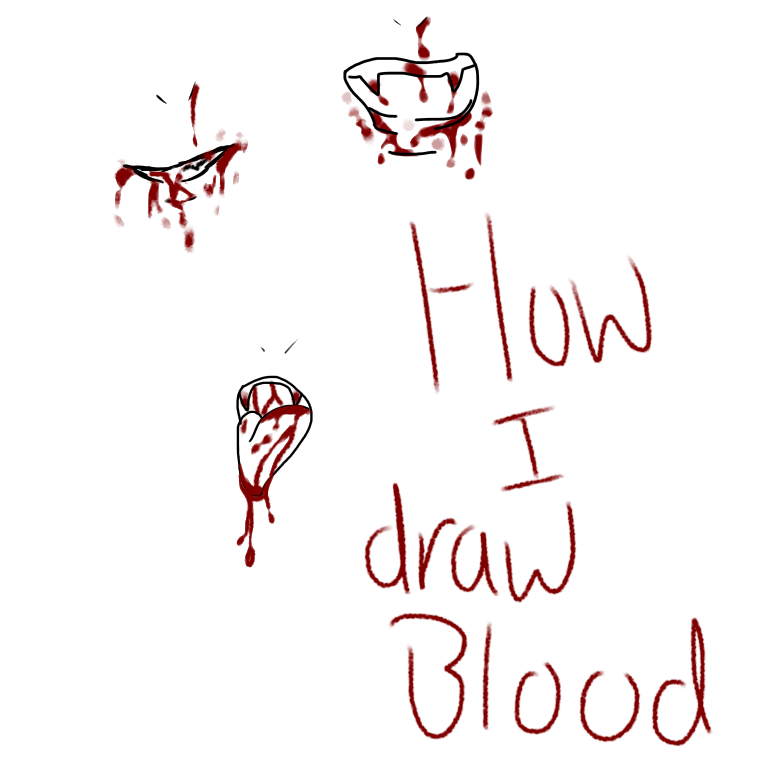 bloody vampire mouths - ibisPaint