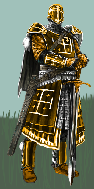 gold knight - ibisPaint