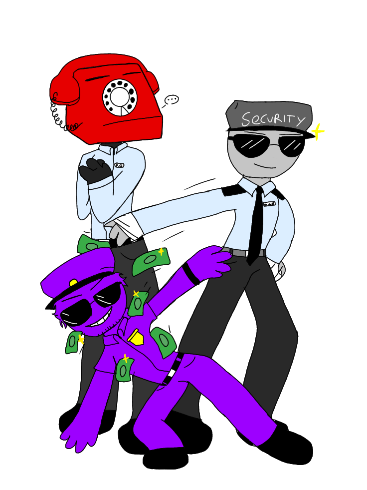 Fnaf night guards, yes. - ibisPaint