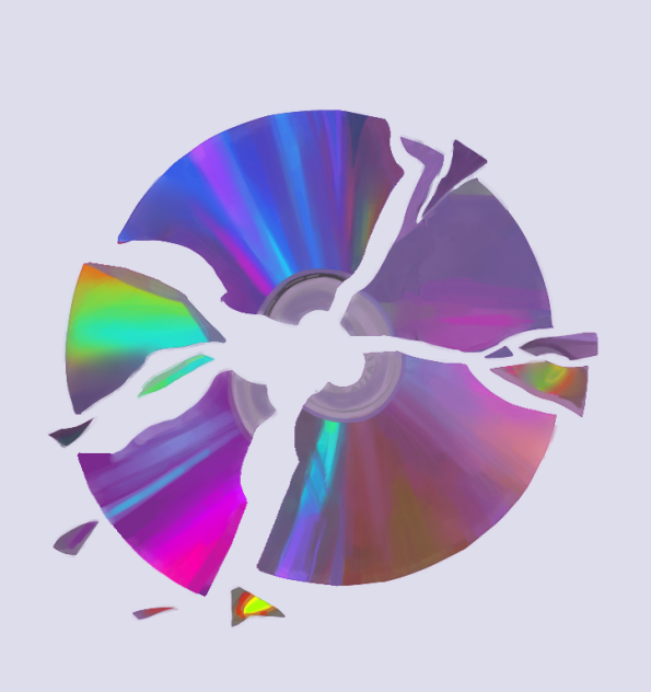 broken cd - ibisPaint