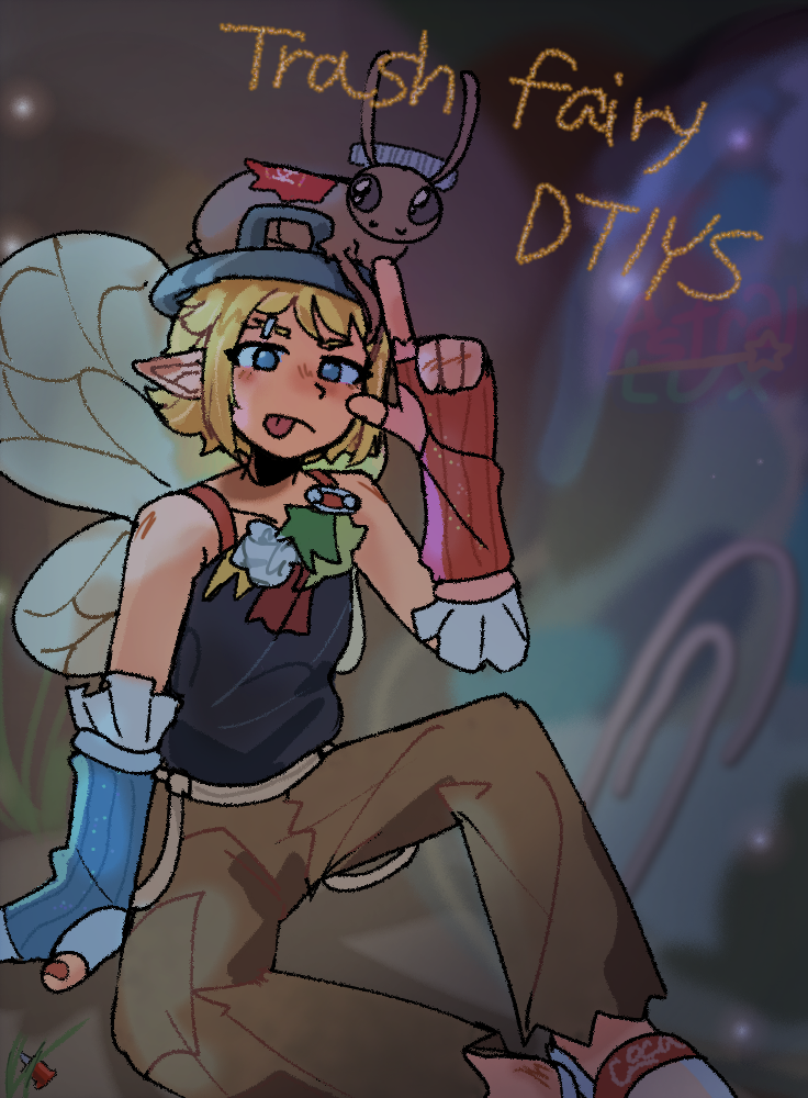 Trash fairy DTIYS - ibisPaint