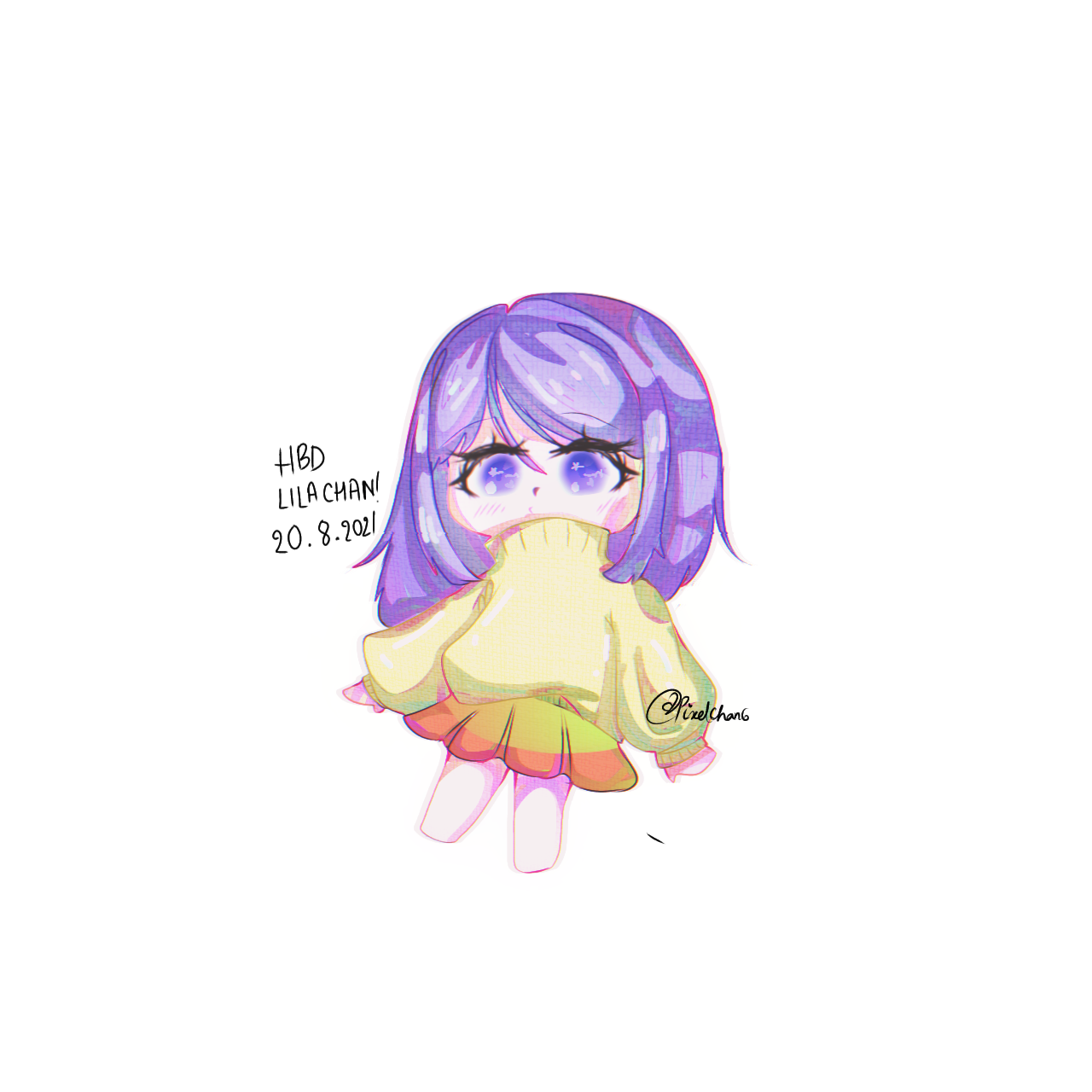 HBD Lila chann!!! - ibisPaint