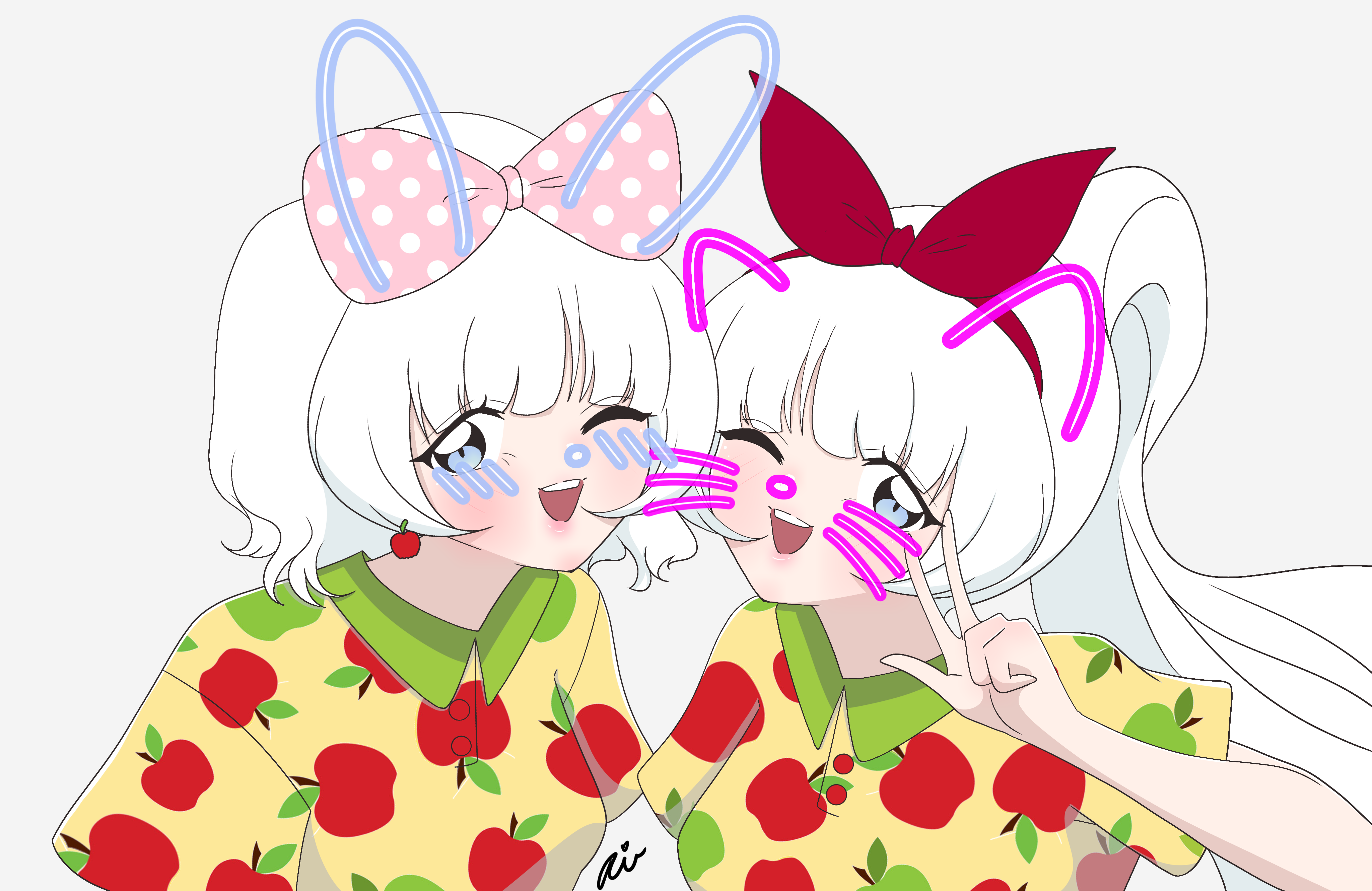 Emi and Mimi Ringo - ibisPaint