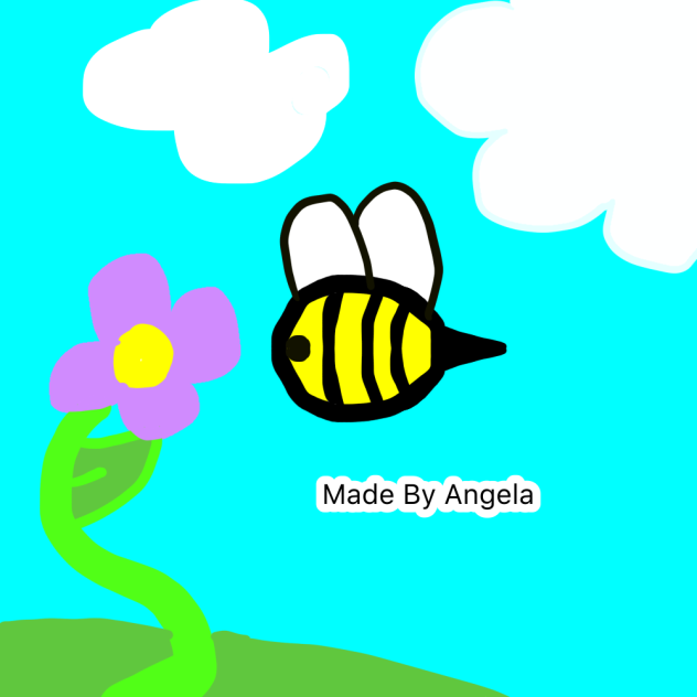 Bee in Spring - ibisPaint