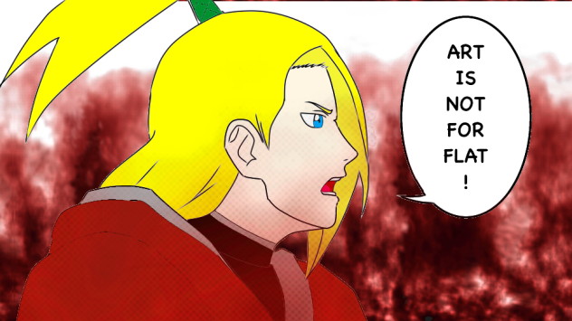 Deidara's quote - ibisPaint