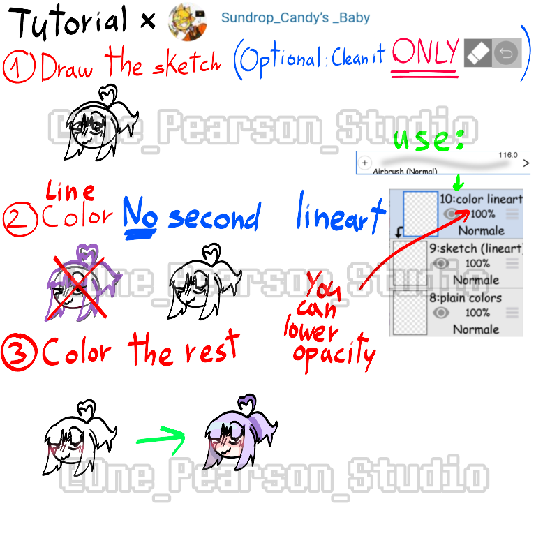 Tutorial x @Sundrop_Candy's_Shop - ibisPaint