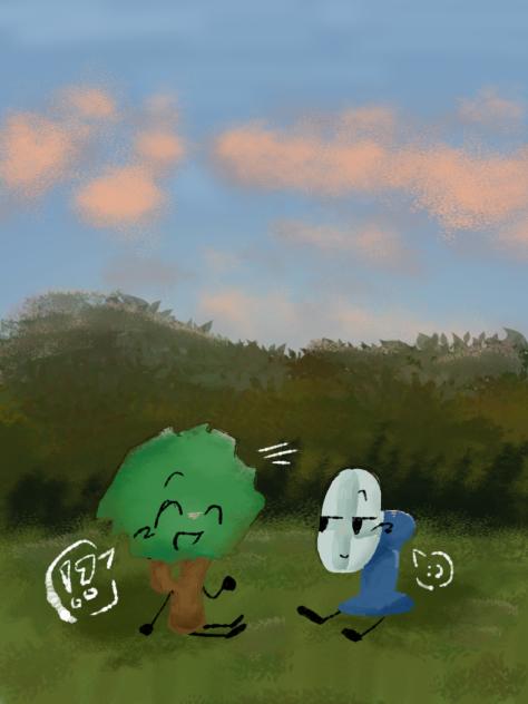 Tree and fanny - ibisPaint