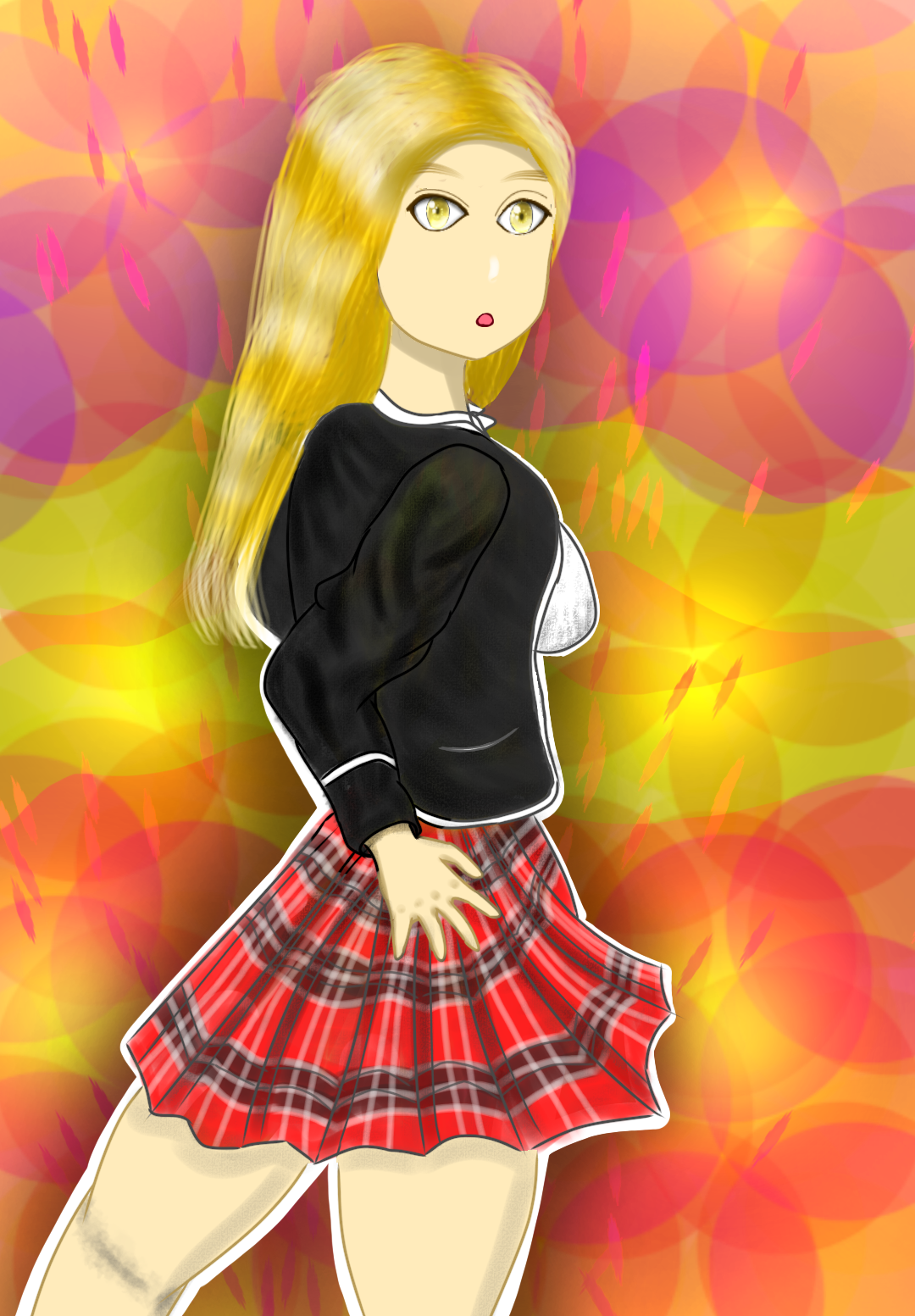 Highschool Girl - Full color - ibisPaint