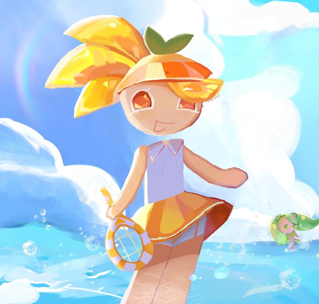 Orange cookie - ibisPaint