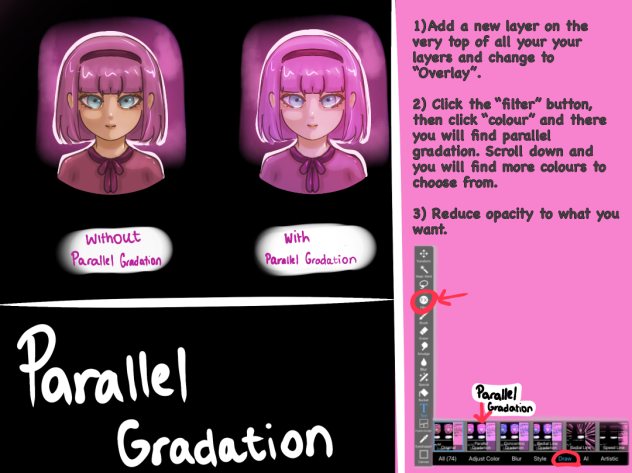 Parallel Gradation - ibisPaint