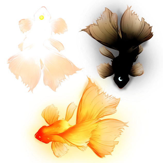 Magical fishes - ibisPaint