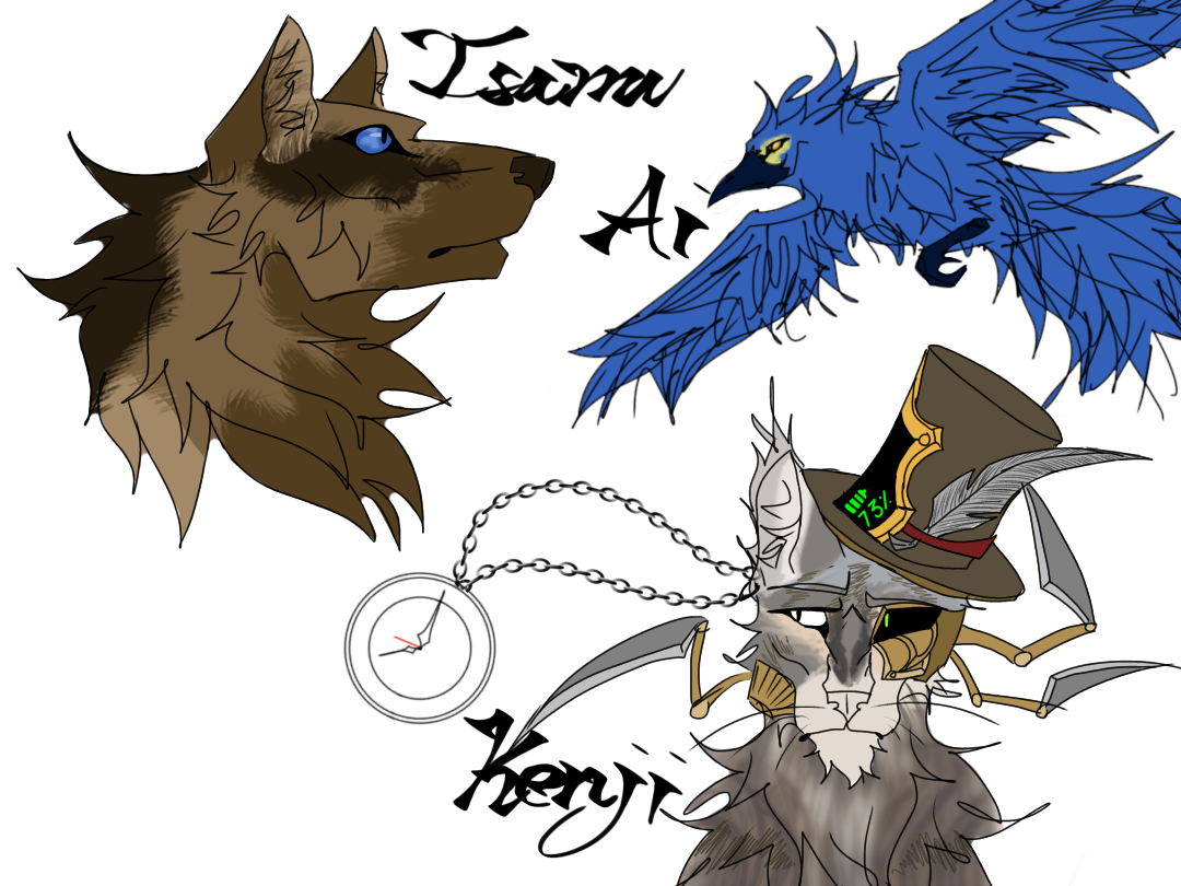 Isamu, Kenji, and Ai - ibisPaint