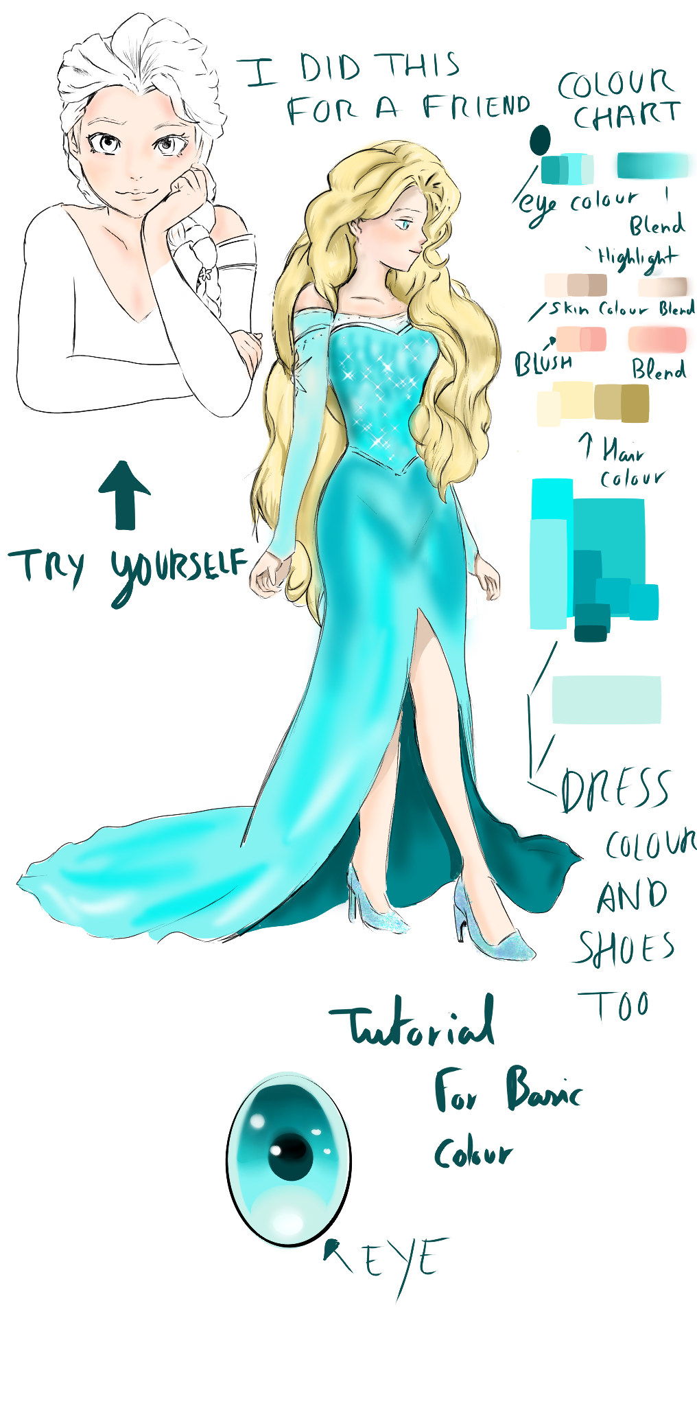 How to colour for beginners - ibisPaint