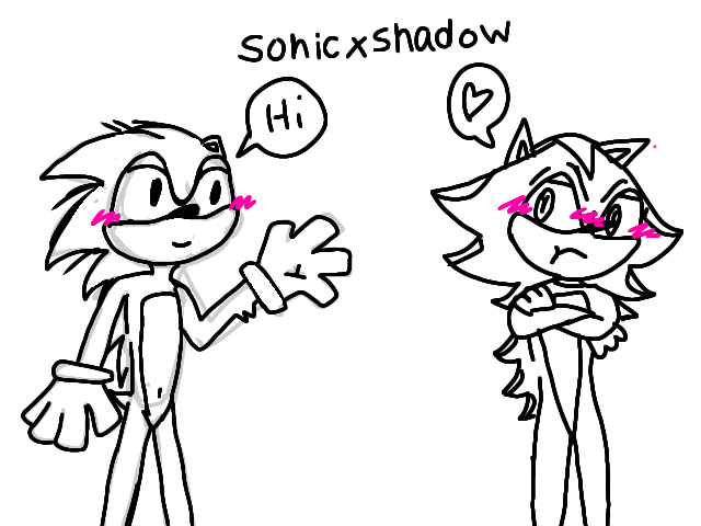 shadow X sonic - ibisPaint