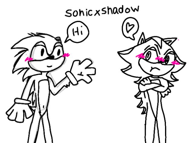 shadow X sonic - ibisPaint