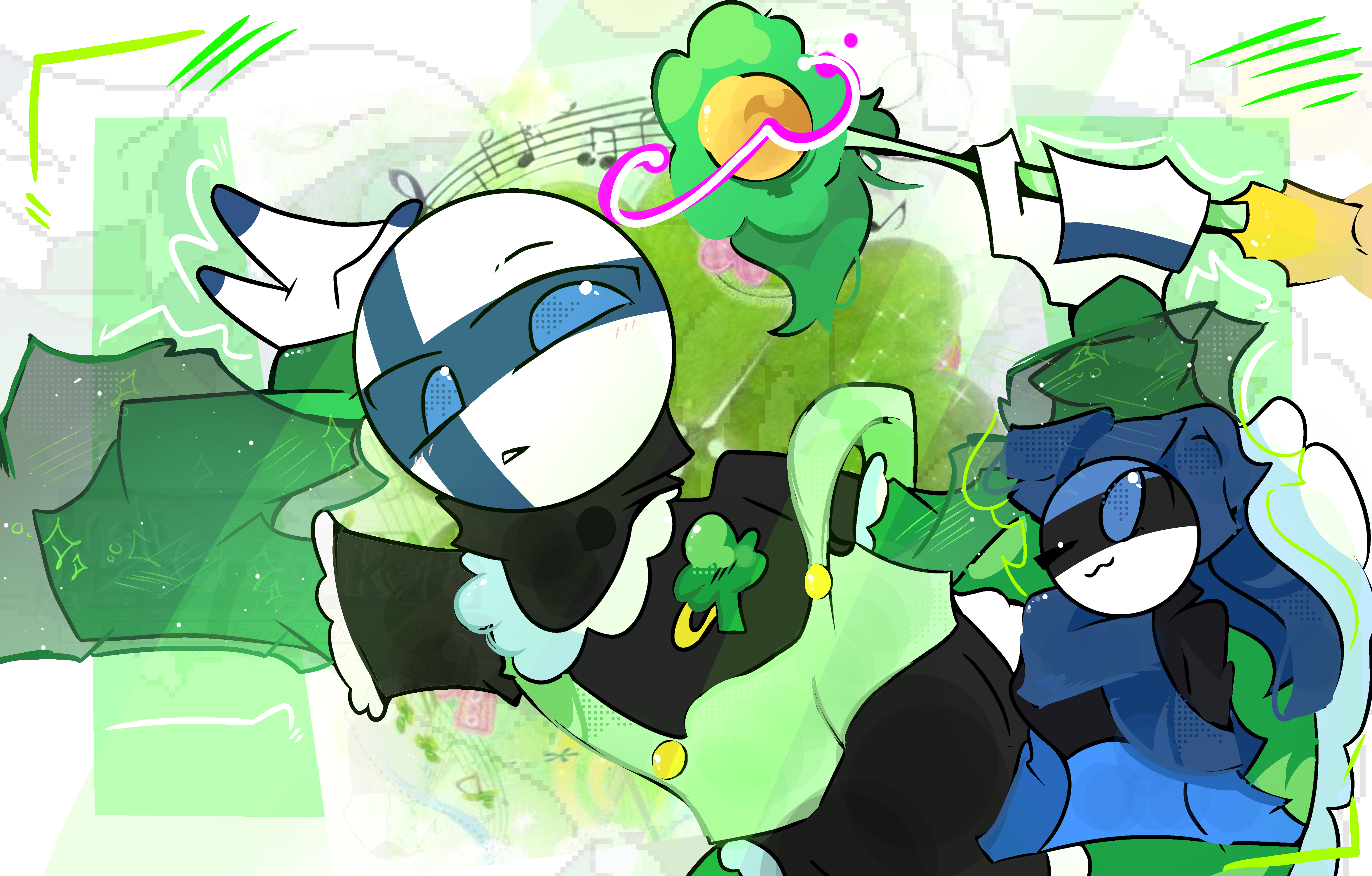- Green ☘️ + Finland 🇫🇮 - ibisPaint