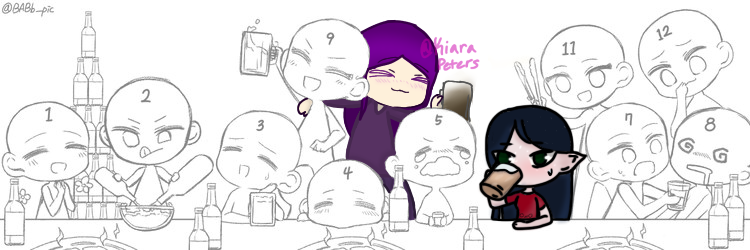 Drinking collab - ibisPaint