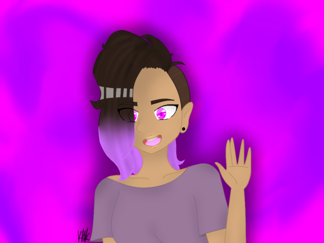 Brunette Girl - ibisPaint