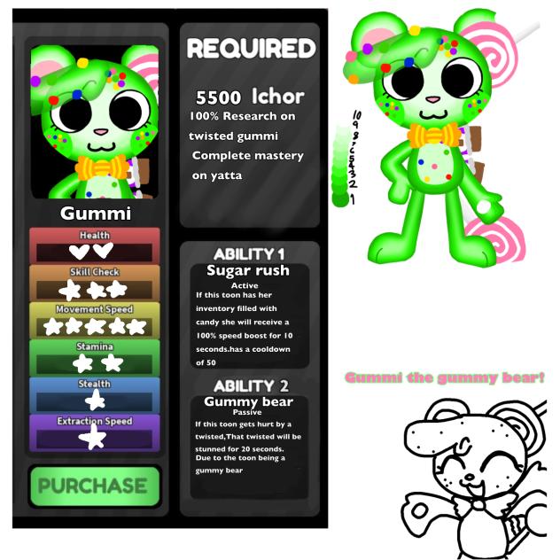 Gummi the gummy bear - ibisPaint