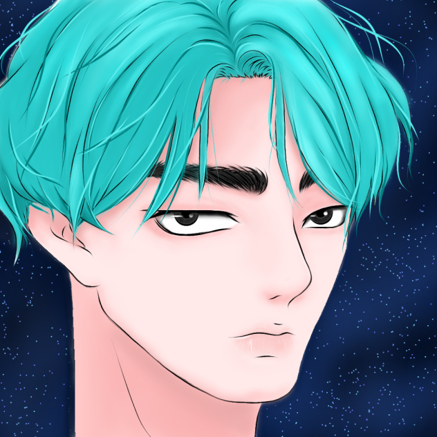 His eyes at night - ibisPaint